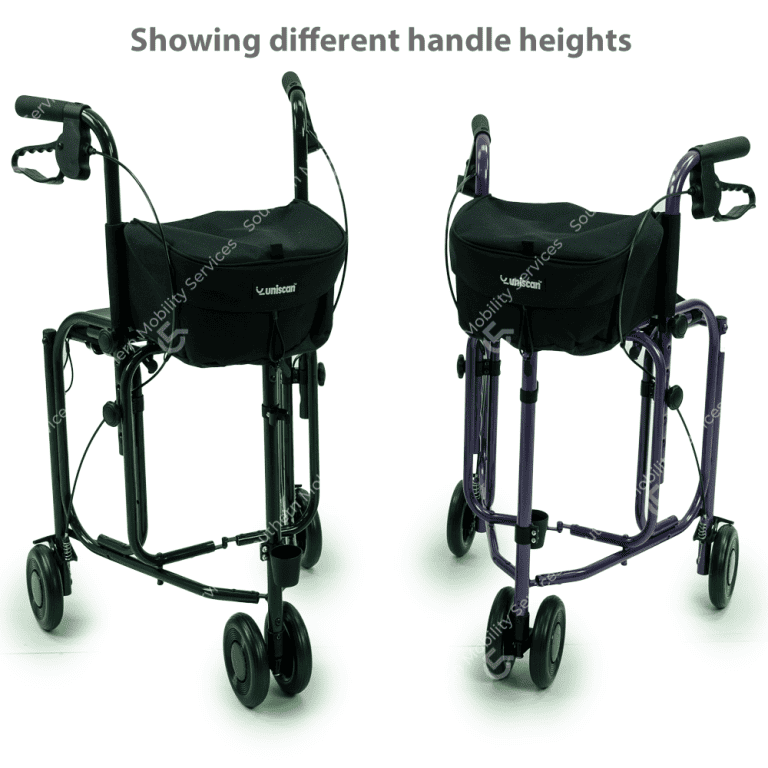 Uni-Scan Triumph Lightweight 3 Wheel Walker With Seat